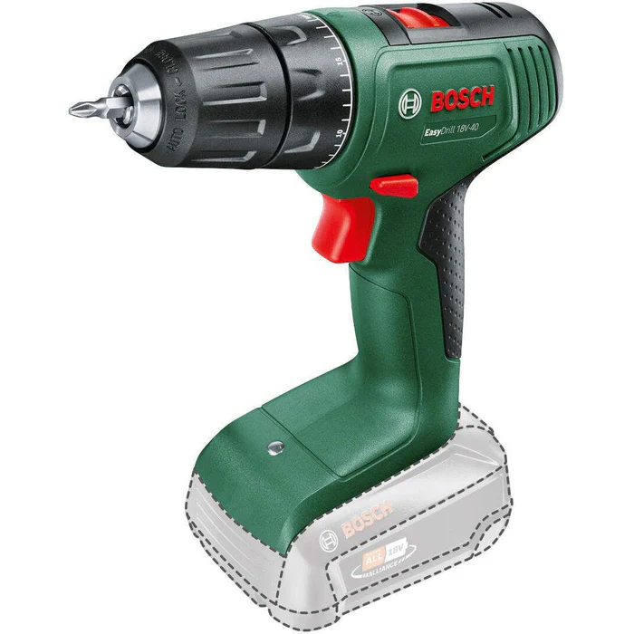 Akumulatorska bušilica - odvrtač Bosch EasyDrill 18V-40 Solo; bez baterije i punjača (06039D8000)