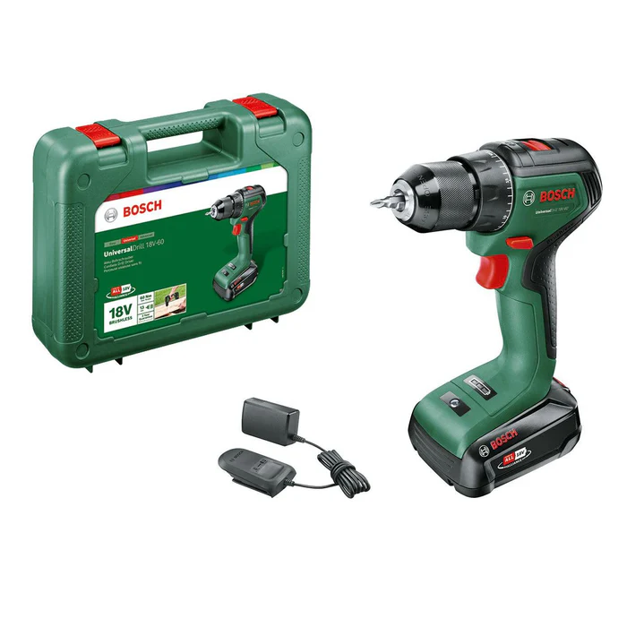 Akumulatorska bušilica - odvrtač Bosch UniversalDrill 18V-60; 1x2,0 Ah (06039D7001)