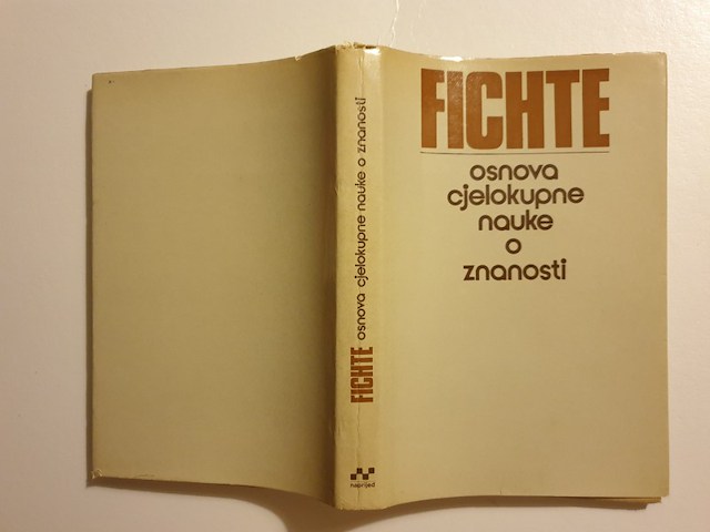 Osnova cjelokupne nauke o znanosti - J. G. Fichte