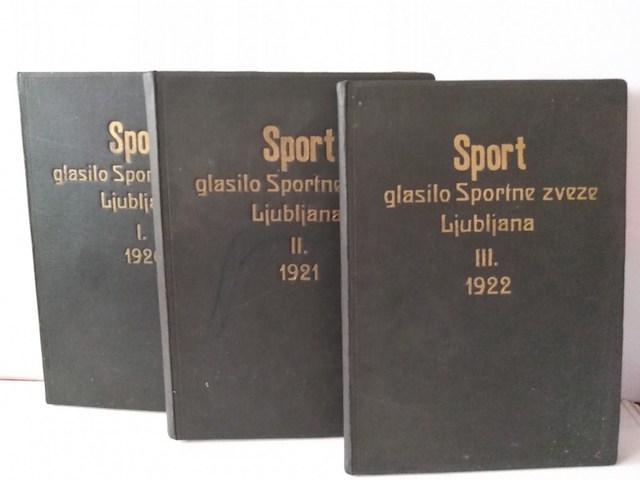 SPORT glasilo sportne zveze Ljubljana 1920.-1922.