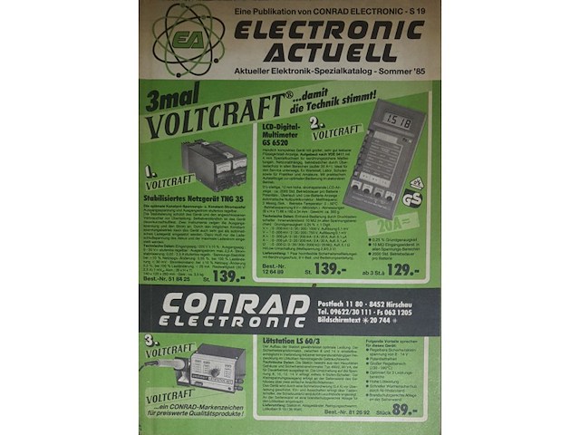 Katalog `CONRAD ELECTRONIC` Germany