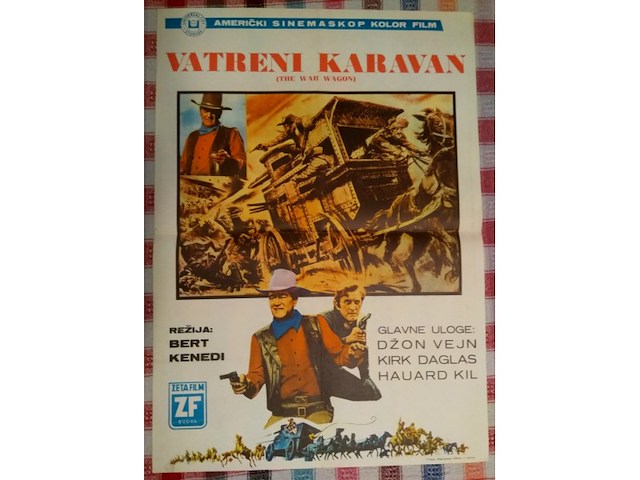 plakat VATRENI KARAVAN (John Wayne)