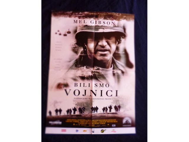 Filmski poster BILI SMO VOJNICI Mel Gibson