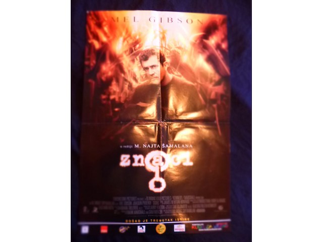 Filmski poster ZNACI Mel Gibson