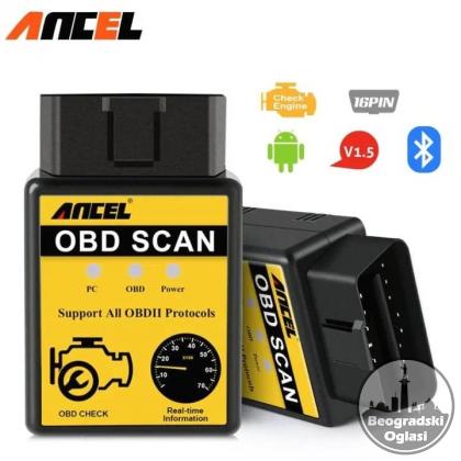 ANCEL OBD2 V1.5 Bluetooth Dijagnostika