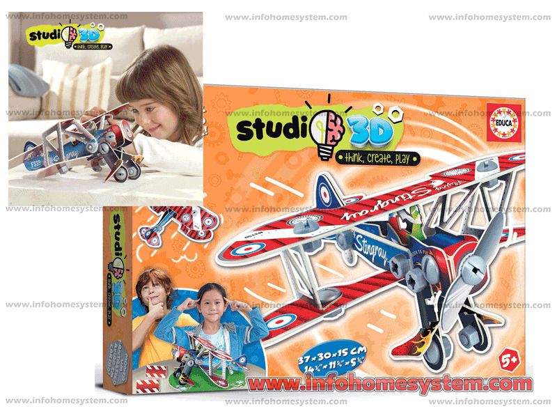 PUZLE 3D AVION EDUCA