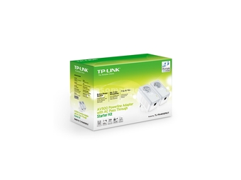 Powerline adapter TP-LINK TL-PA4010P KIT AV600/600Mbps/Homeplug AV/uticnica/300m