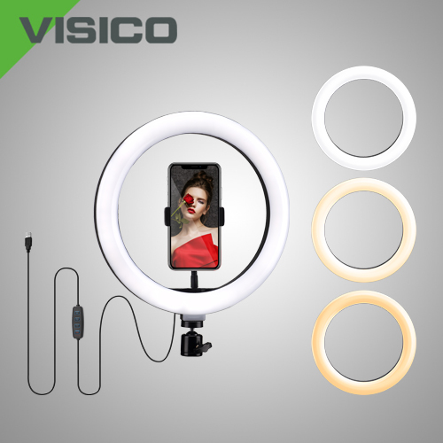 Visico RL-10U Ring light + LS-8005 stativ