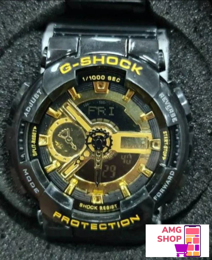 G SHOCK odlična replika / zlatno crni - G SHOCK odlična replika / zlatno crni