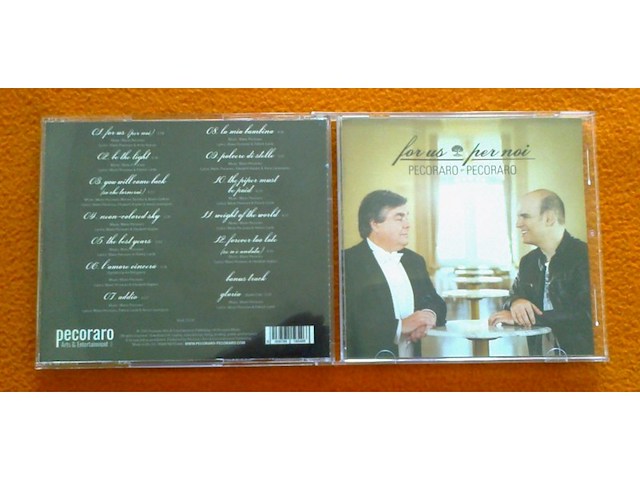 PECORARO and PECORARO - For Us (Per Noi)(CD) Made in EU
