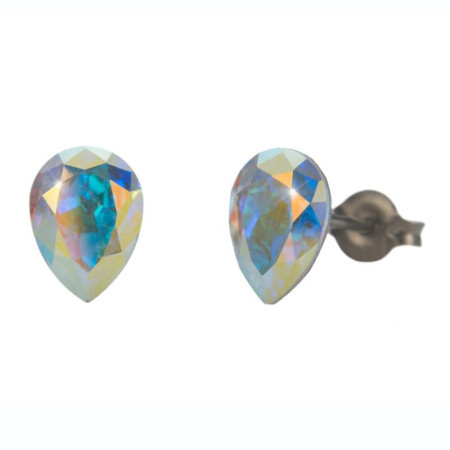 Ženske oliver weber sensitive drops crystal ab mindjuše sa swarovski kristalima ( s24019.ab )
