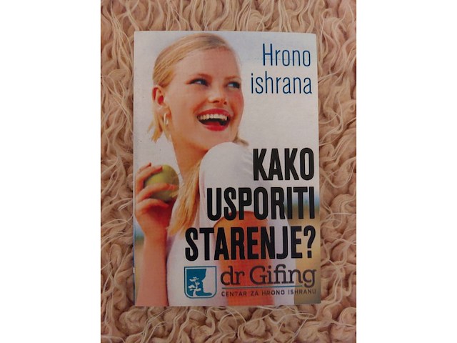 Hrono ishrana Kako usporiti starenje? Dr Grifin