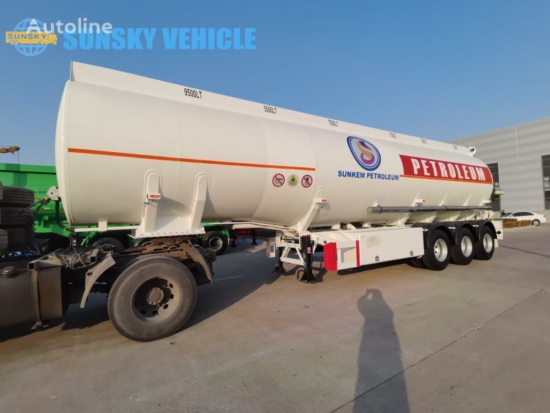 Nova SUNSKY brand Tri-Axle Fuel Tanker Trailer cisterna za goriva i maziva