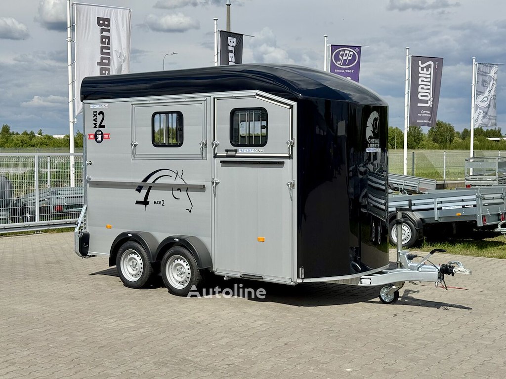 Nova Cheval Liberté Maxi 2 Duomax trailer for 2 horses GVW 2600kg tack room saddle prikolica za prevoz konja