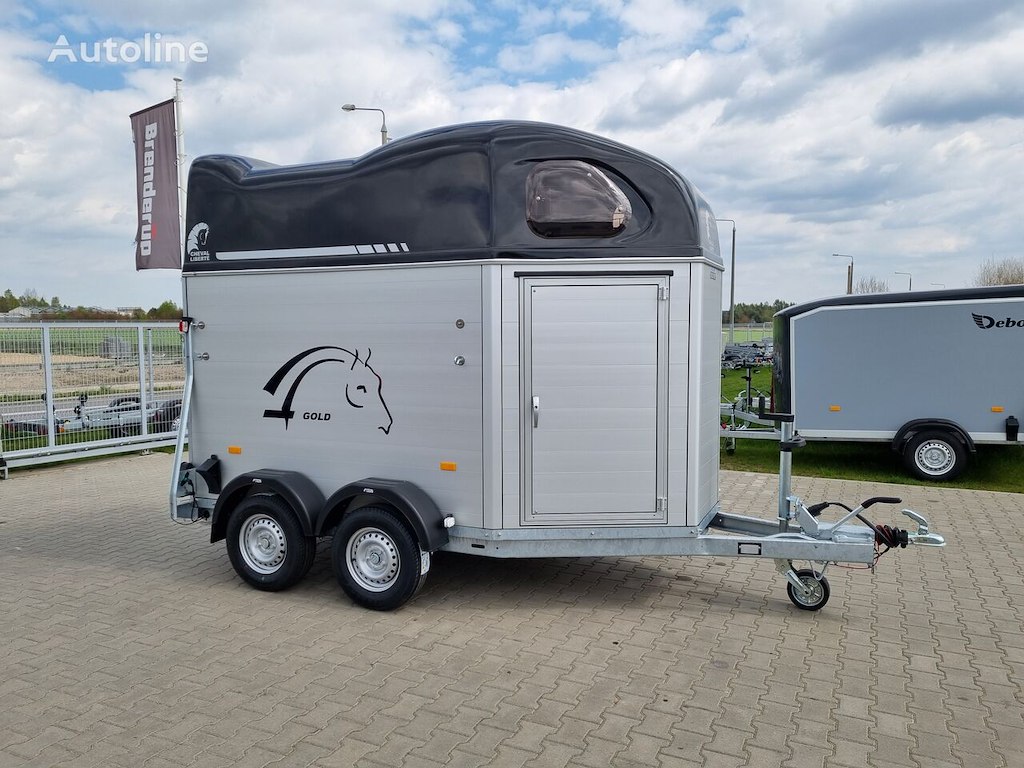 Nova Cheval Liberté Gold First Alu for two horses with tack room 2000 kg GVW trailer prikolica za prevoz konja