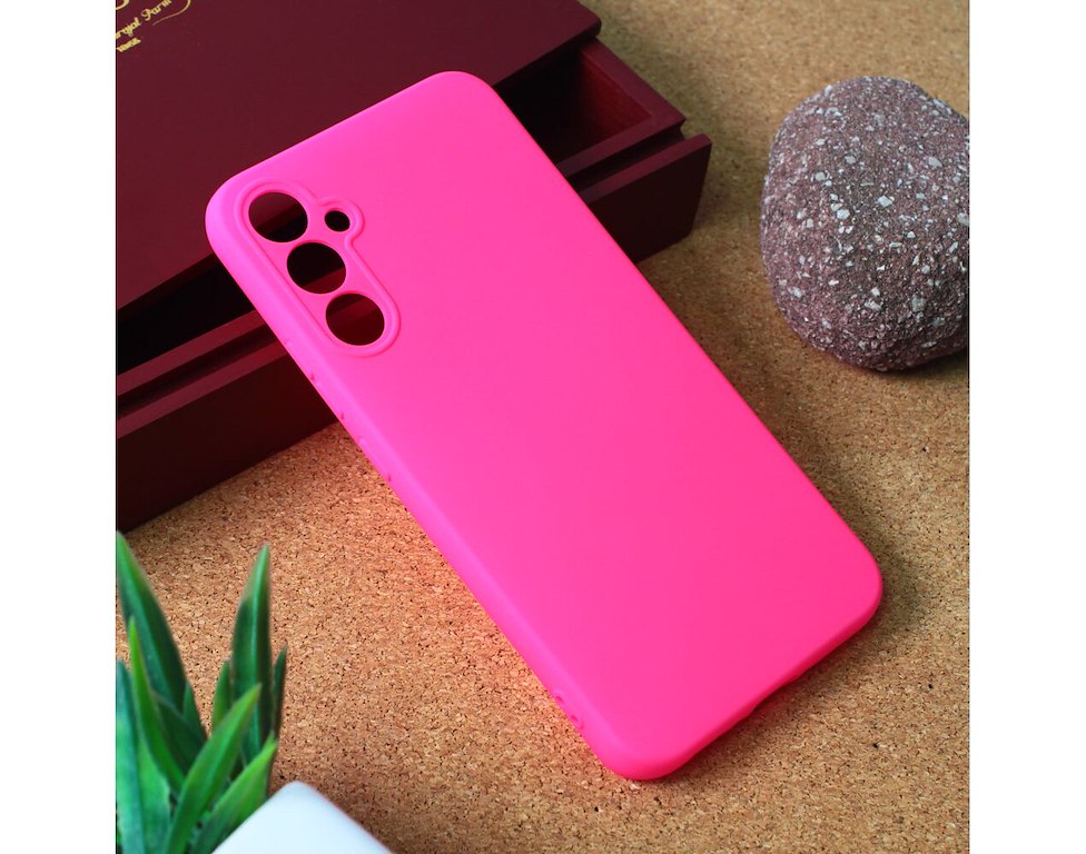Silikonska futrola Teracell Giulietta - Samsung Galaxy A34 5G 5G mat pink