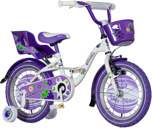 VISITOR Dečiji bicikl BER160 Blackberry 16'' ljubičasto-bela