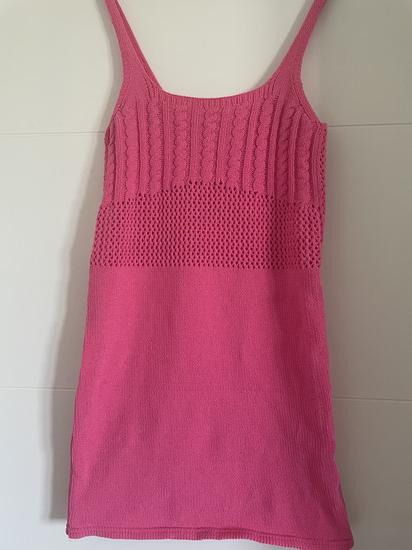 Zara knitted pink haljina