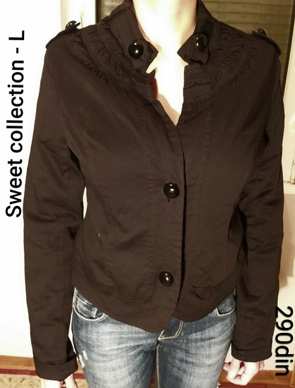 Sweet Collection ženska jakna crna L/40