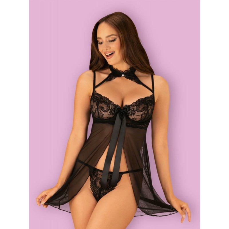 Elizenes babydoll & thong, OBSES01764,01765