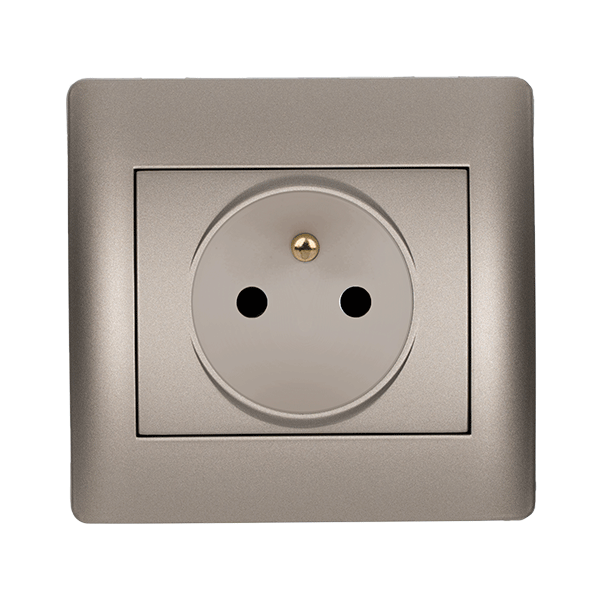 RHYME FRENCH TYPE SOCKET GREY METALLIC