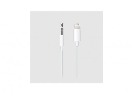 APPLE Lightning to 3.5mm Audio Cable (1.2m) - White ( mxk22zm/a )