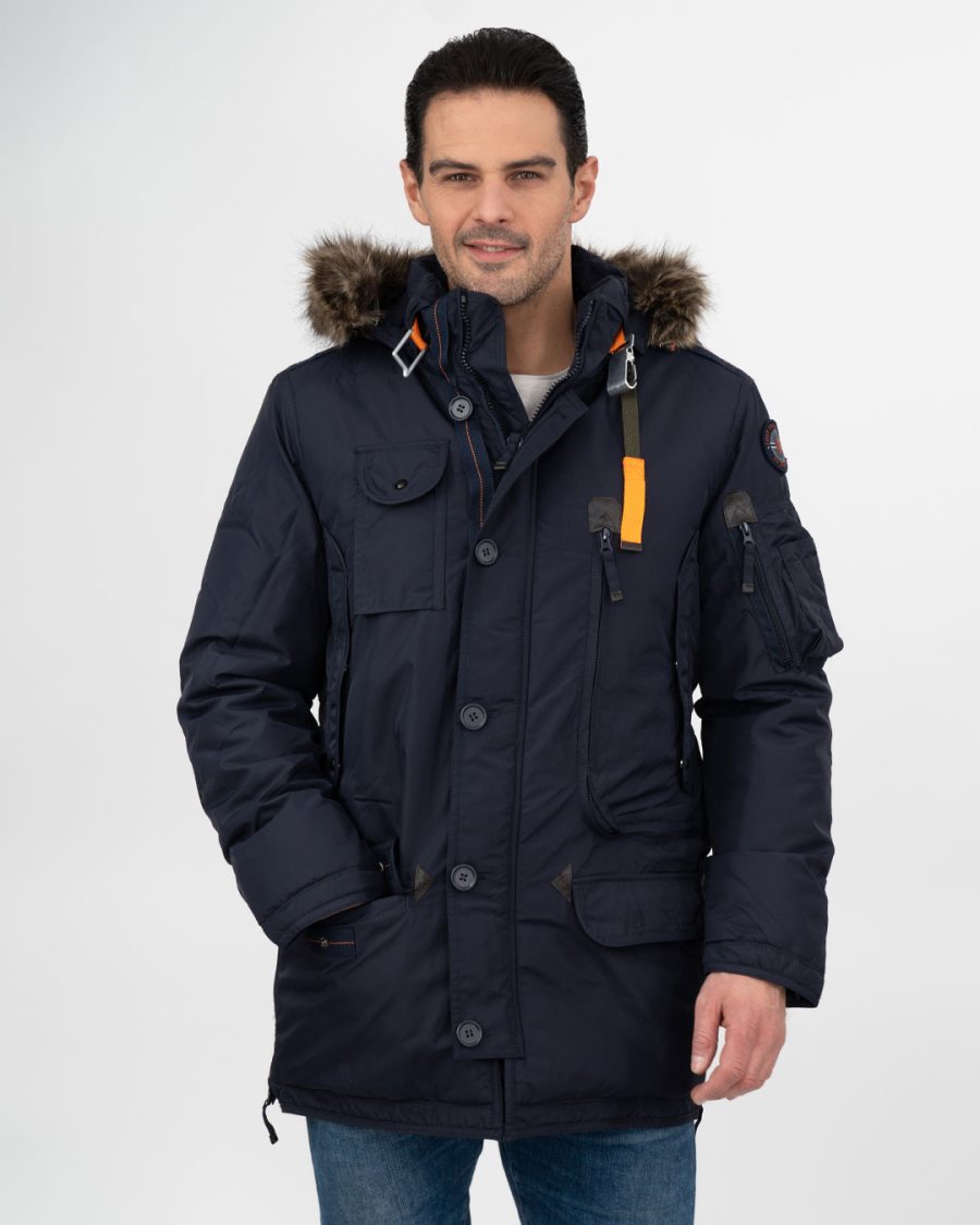 Muška zimska jakna – Sportska i Casual – BM 53031 – Teget