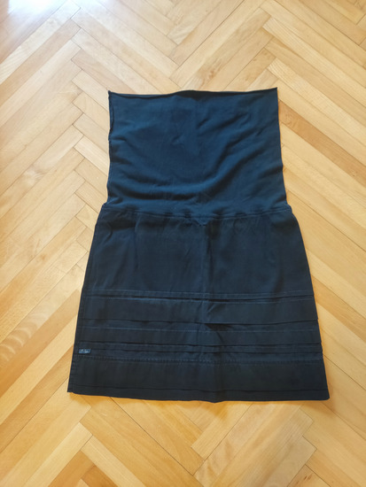 Crna elegantna trudnička suknja
