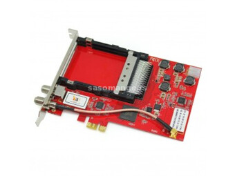 TBS6910SE DVB-S2X Dual Tuner Dual CI PCIe Card