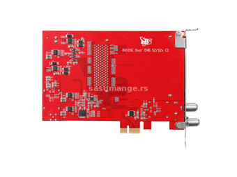 TBS6910SE DVB-S2X Dual Tuner Dual CI PCIe Card