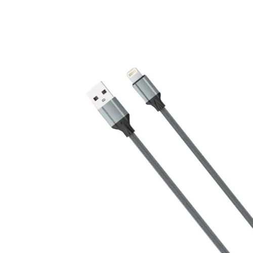 USB Data kabl LDNIO LS441 iPhone lightning sivi 1m