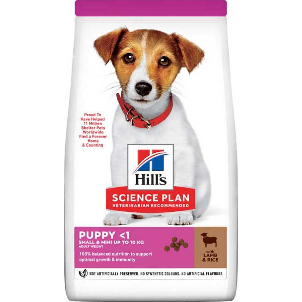 Hill's Science Plan hrana za štence Small & Mini Puppy Jagnjetina 3kg