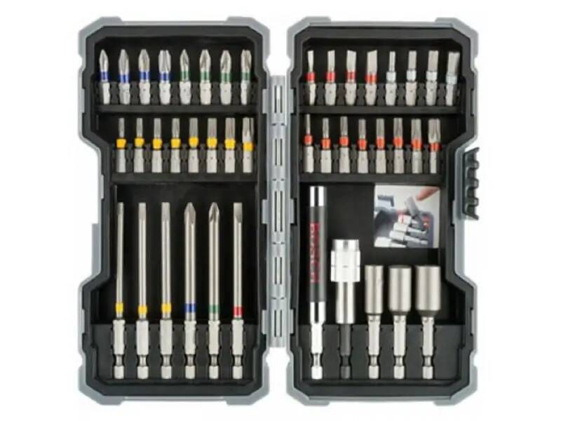BOSCH 43-DELNI SET BITOVA I NASADNIH KLJUČEVA EXTRA HARD 2607017164