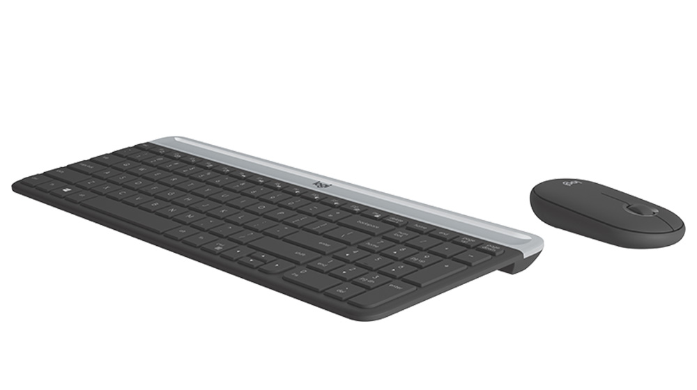 Logitech MK470 Slim Wireless Keyboard and Mouse Combo Graphite - YU