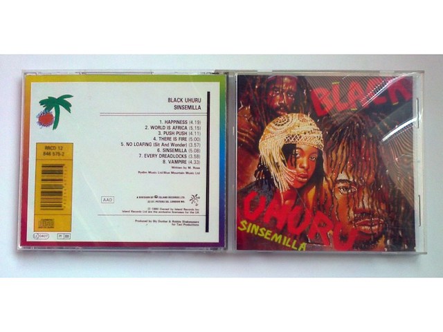 BLACK UHURU - Sinsemilla (CD) Made in France