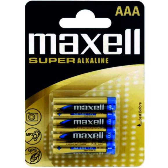 Baterija super alkalna LR03 4/1 MAXELL