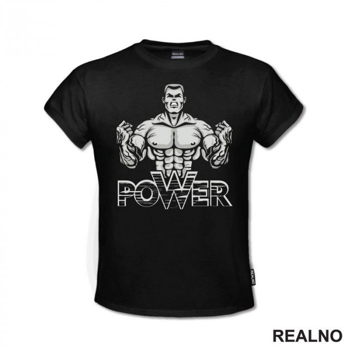 POWER - BODYBUILDER - TRENING - MAJICA