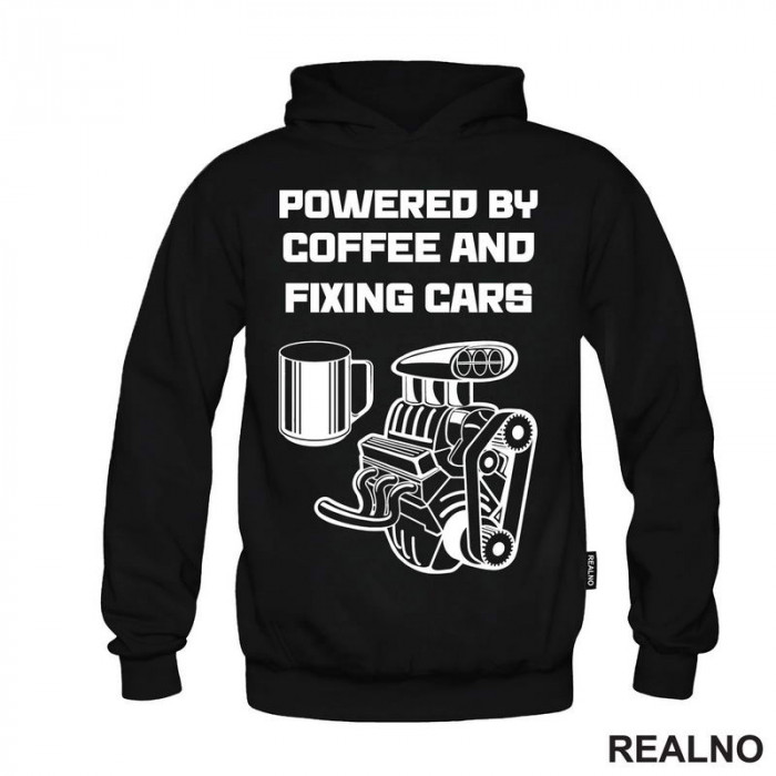 POWERED BY COFFEE AND FIXING CARS - AUTO - DUKS