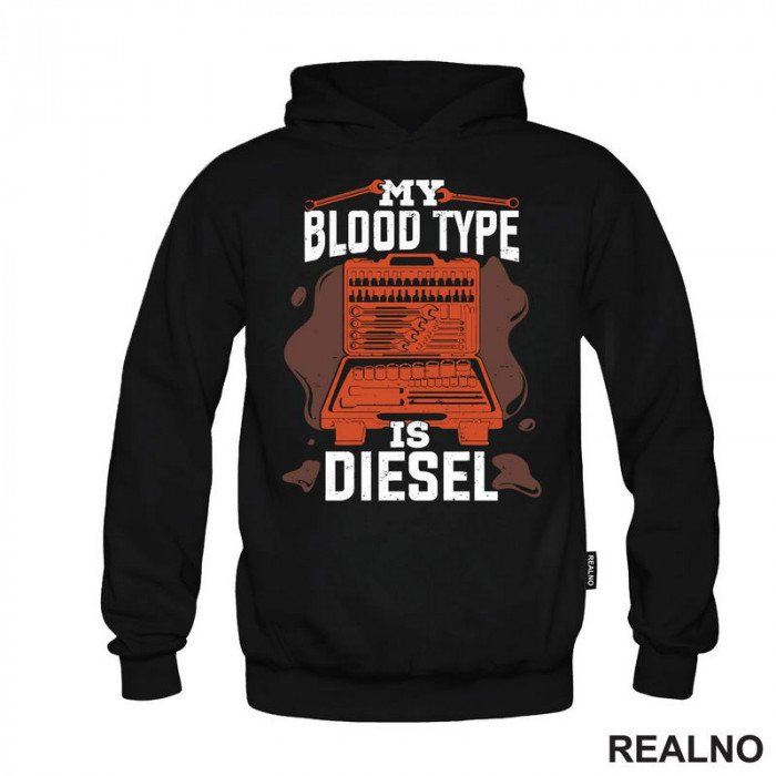MY BLOOD TYPE IS DIESEL - TOOL BAG - RADIONICA - MAJSTOR - DUKS