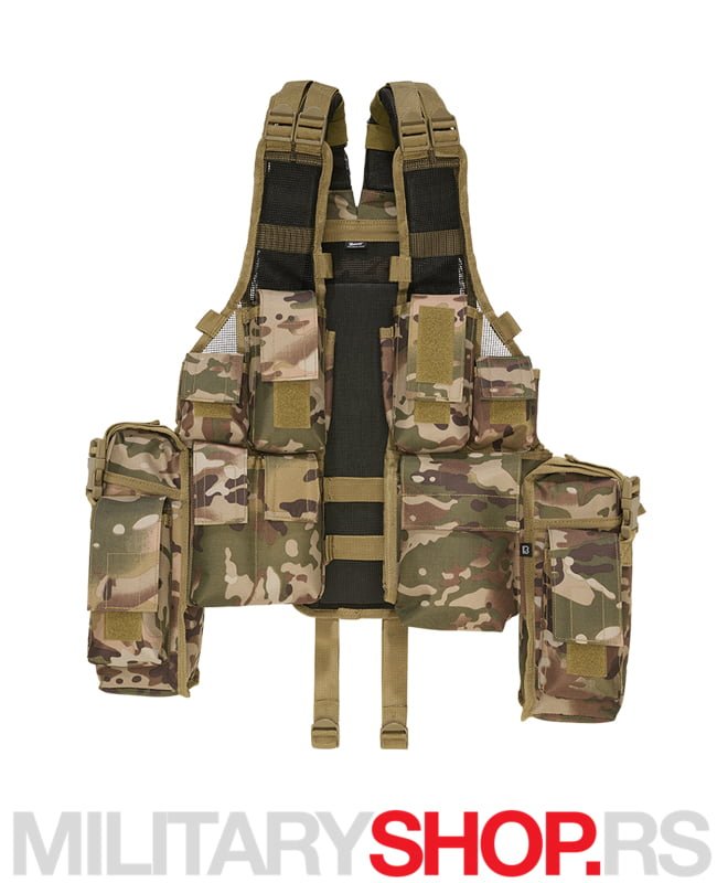 Borbeni Prsluk Brandit Tactical Camo Šara