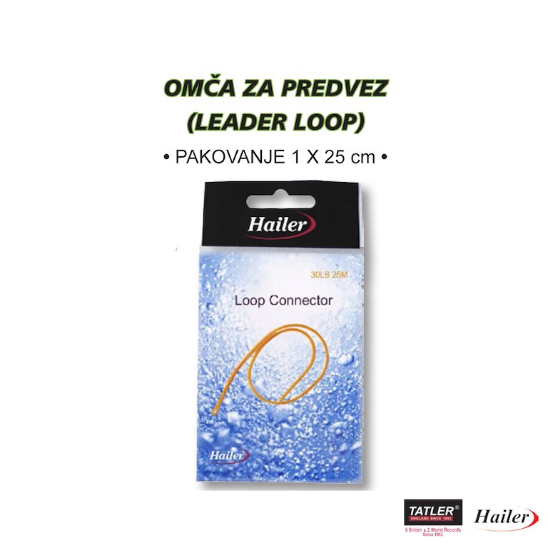 Omča za predvez (Leader Loop) 25cm Tatler