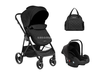 Kikka Boo Kolica GIANNI 2in1 set sa autosedištem black(KKB10170 SET)