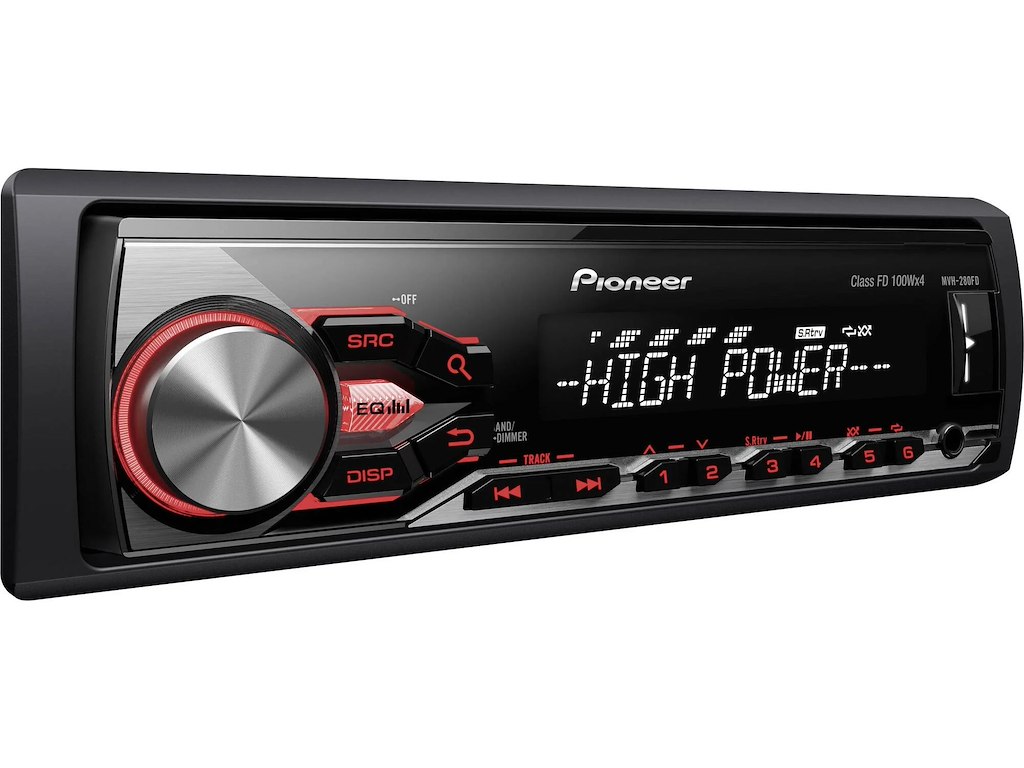 Pioneer Auto radio 4x100W MVH-280FD