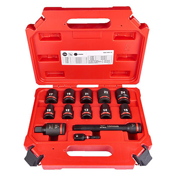 Milwaukee set udarnih nasadnih ključeva 1/2" 10-24mm 13/1 4932480456