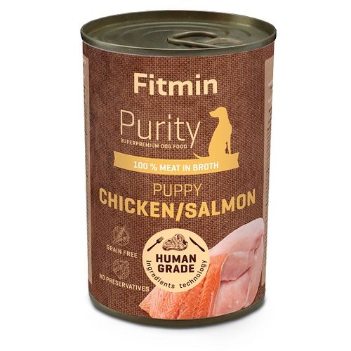 Fitmin Dog Purity Konzerva Puppy Losos i Piletina, hrana za pse 400g