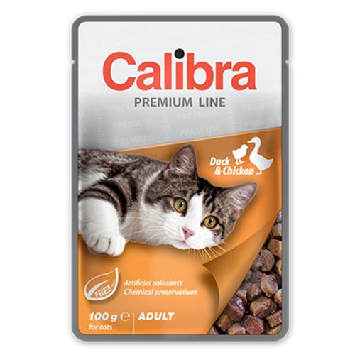 Calibra Cat Adult Kesica Pačetina i Piletina, hrana za mačke 100g