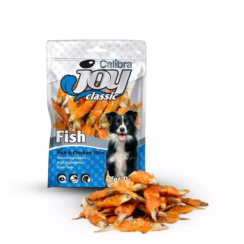 Calibra Joy Dog Classic Riba & Piletina Komadi, poslastica za pse 80g