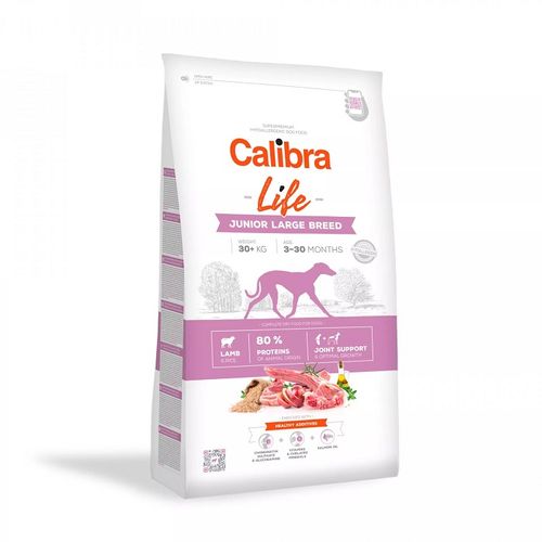 Calibra Dog Life Junior Large Breed Jagnjetina, hrana za pse 12kg