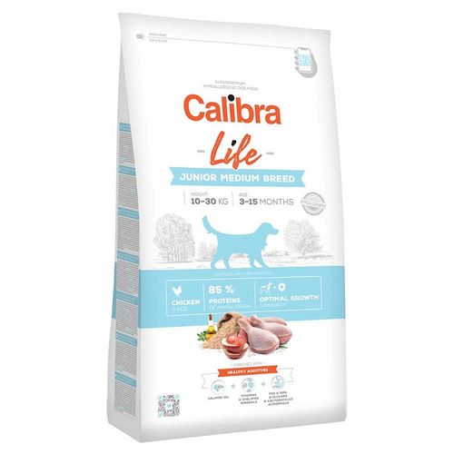 Calibra Dog Life Junior Medium Breed Piletina, hrana za pse 12kg