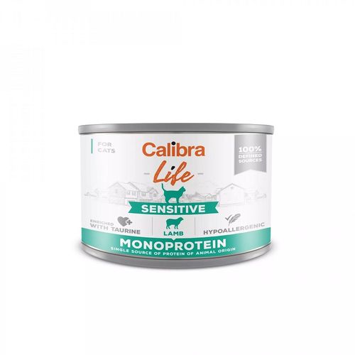 Calibra Cat Life Sensitive Jagnjetina Konzerva, hrana za mačke 200g